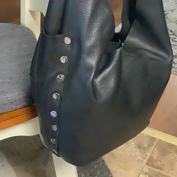 Hammitt | Bags | Hammitt Tom Large Black Leather Hobo Bag Includes ...